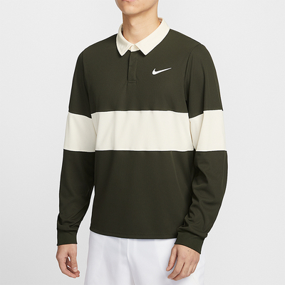 Nike/耐克正品Dri-FIT ADV 男士网球运动经典翻领长袖IB8142-355