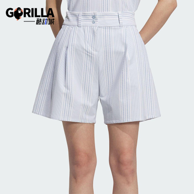 Adidas/阿迪达斯正品2025夏季女士经典透气高尔夫运动短裤JF4576