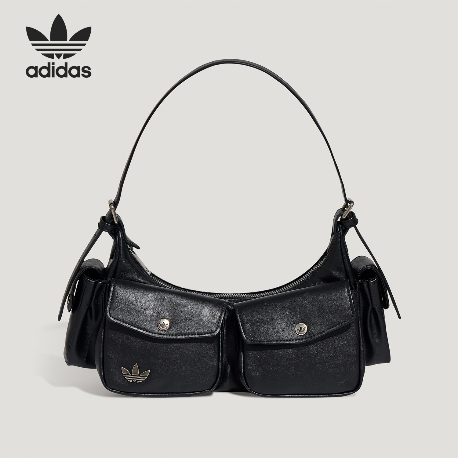 Adidas/阿迪达斯正品三叶草女士时尚经典运动日常斜挎包KW4748