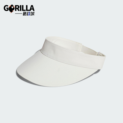 Adidas/阿迪达斯正品SPORT VISOR女士透气经典遮阳空顶帽KE9963