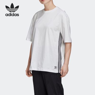 阿迪达斯女子运动训练时尚短袖