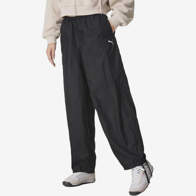 Puma/彪马官方正品SS25时尚宽松裤女休闲裤抽绳运动鞋633969-01