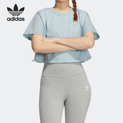 阿迪达斯女士运动休闲T恤