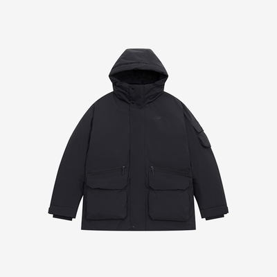 New Balance/NB正品冬季新款男子经典保暖连帽羽绒服NPE41331-BK