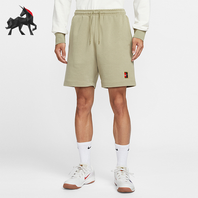 Nike/耐克正品2025男士透气针织网球运动刺绣训练短裤HM6769-276
