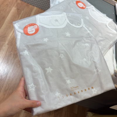 日本制婴幼儿纱布睡袋薄款小蘑菇