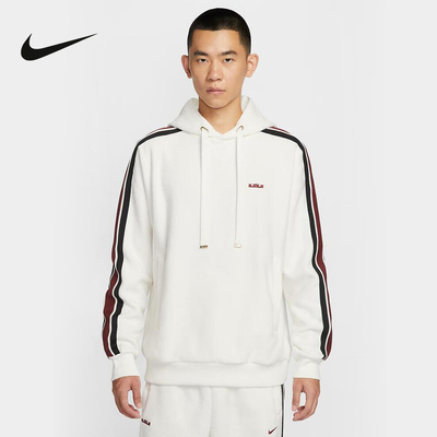 Nike耐克男子卫衣冬季新款休闲刺绣Logo运动连帽套头衫HV3404-133