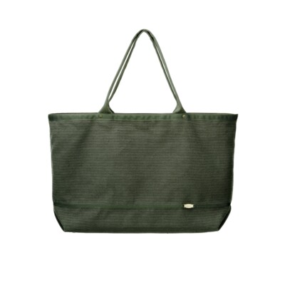 STRL 24FW 复古简约仿粗针毛线面料大容量TOTEBAG单肩手提托特包