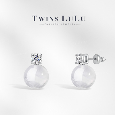 TWINS LULU百搭气质高级感圆形耳环TSL12033