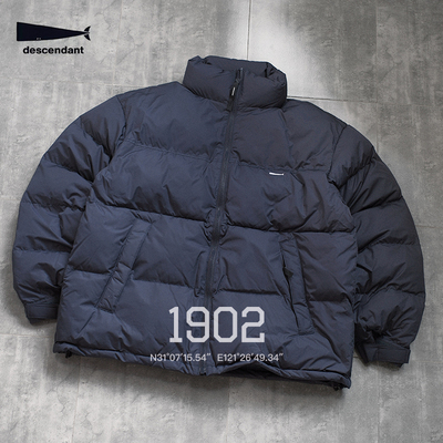 现货Descendant小鲸鱼保暖棉服