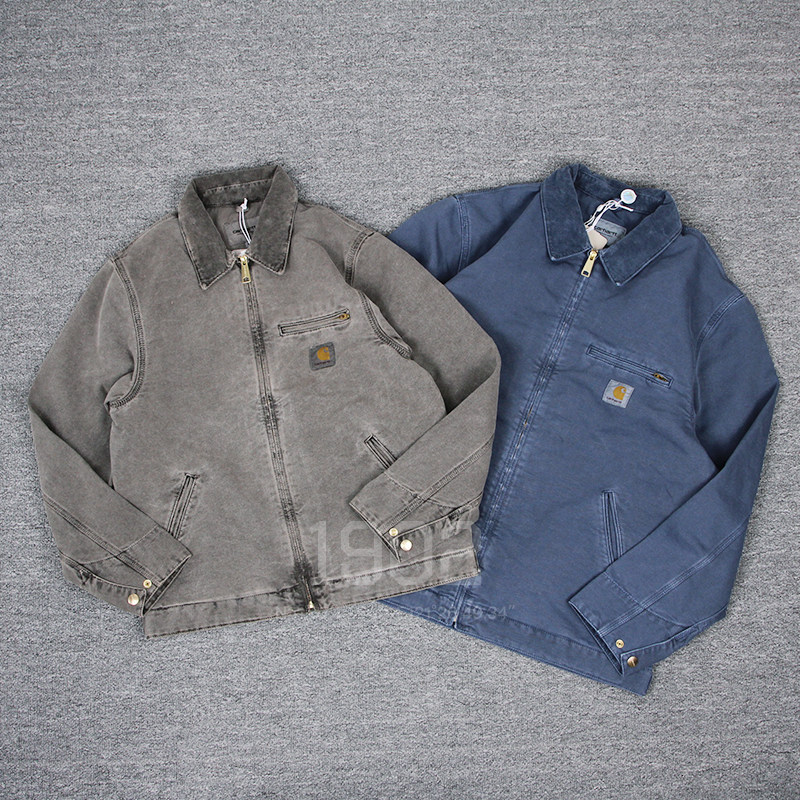 现货 Carhartt Wip Detroit JACKET卡哈特底特律水洗薄款工装夹克_虎窝淘
