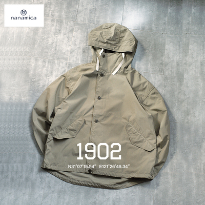 现货NANAMICA光电子连帽夹克外套