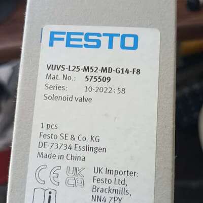 费斯托电磁阀575509  VUVS-L25-M52-MD-议价