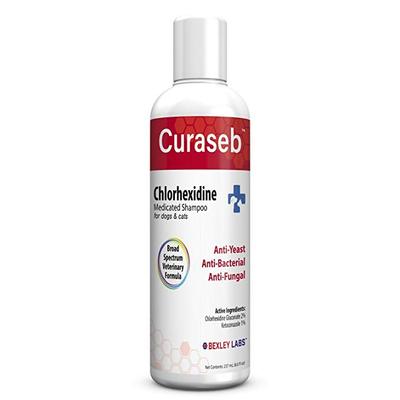 Curaseb Antifungal & Antibacterial Chlorhexidine Shampoo for