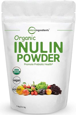 Organic Inulin FOS Powder (From Jerusalem Artichoke), 1KG (3