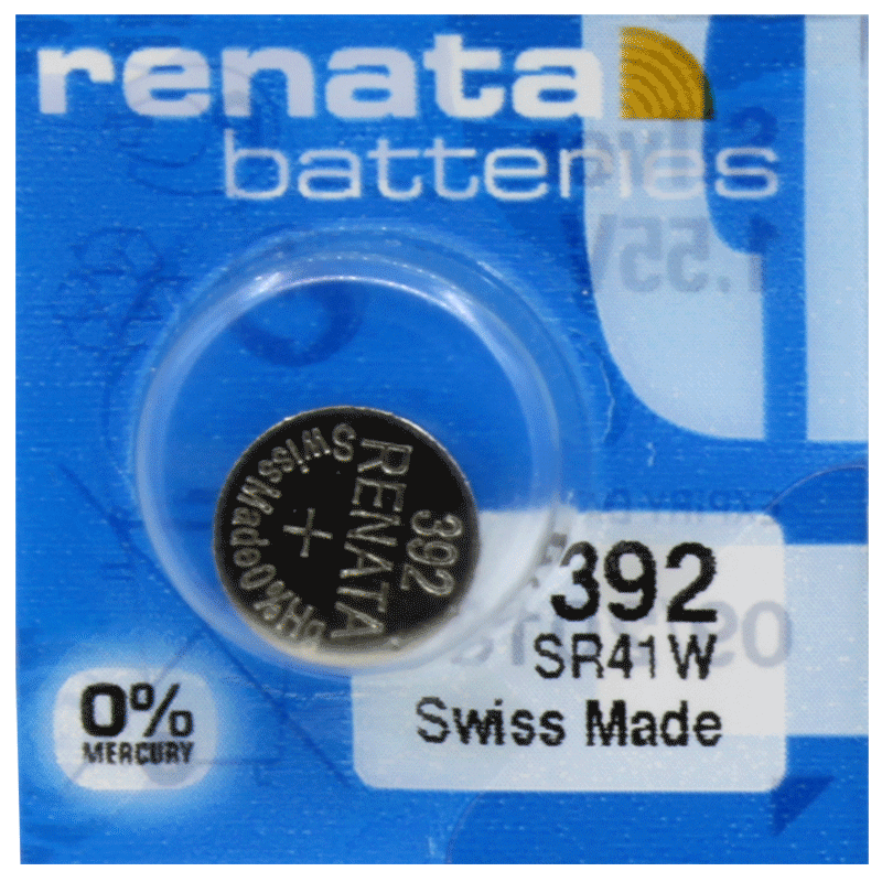 瑞士Renata纽扣电池392手表电子SR41W V392 D384 SR736 280-13瑞士军表HANOWA石英AG3原装192 384纽扣电子