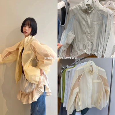 国内现货 overdueflair 25新款 宽松休闲轻薄立领夹克防晒外套女