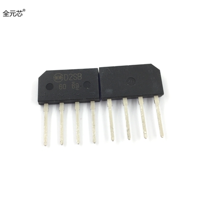 D2SB60 桥堆 整流桥 D2SB60A 扁桥 直插四脚 DIP4封装 整流器