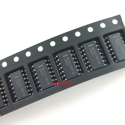 LM324 贴片 全新原装进口 国产绕道 SOP-14 四运算放大器 LM324DR
