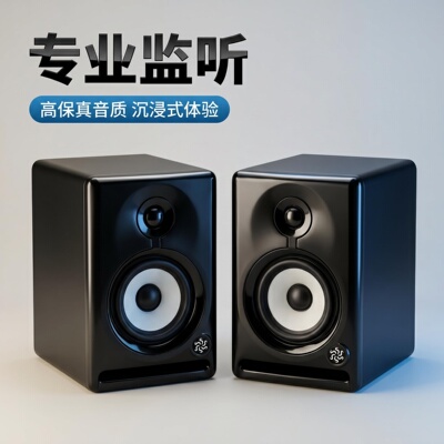 DJ打碟舞曲制作有源桌面HIFI音箱