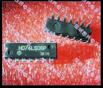 74LS06 HD74LS06P 逻辑芯片全新原装 一个起拍！