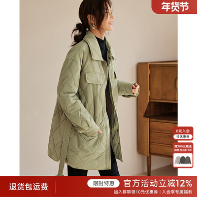 设计感廓形棉衣外套女2023冬