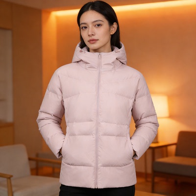 361°羽绒服秋冬季女士三防保暖外套防泼水连帽休闲上衣662444306