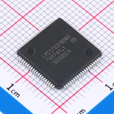全新原装LPC1752FBD80K封装LQFP-80(12x12)单片机