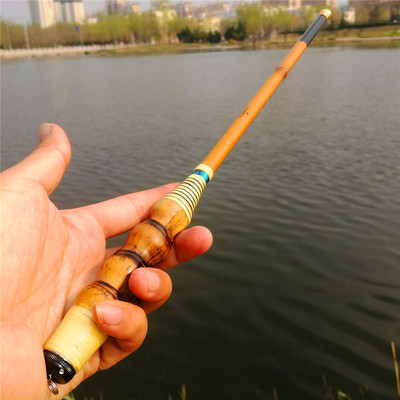 罗汉竹超短节鱼竿3.9袖珍杆迷3你手竿溪流竿5.4米6.3超硬鱼竿2.7