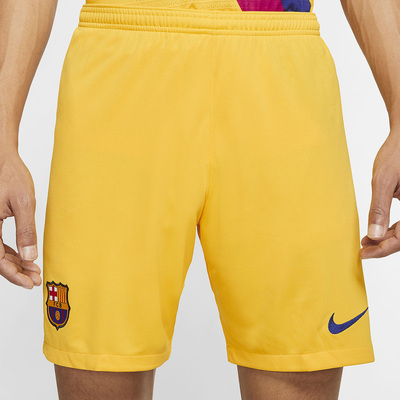 Nike/耐克正品巴塞罗那19-20男子足球运动梅西巴萨主场短裤AJ5705