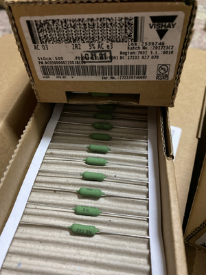 AC03000002208JAC00 AC03 2R2/2.2欧 BC威世VISHAY 3W绕线电阻器
