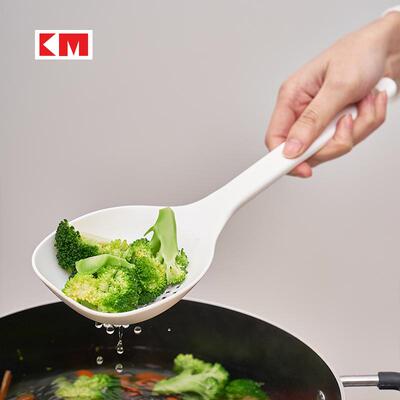 食品级材质塑料加厚长柄盛粥勺KM