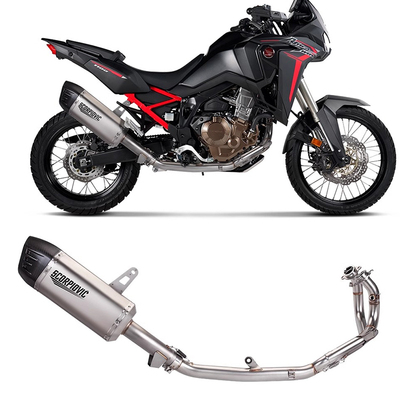 适用CRF1100L排气管改装 全段前段排气管