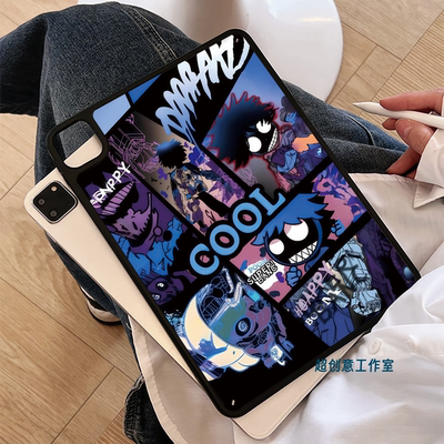 超创意适用9代无盖ipad11a16保护壳10代10.9动漫图10.2寸亚克力air45磁吸笔槽mini67平板pro11/12.9硬后壳9.7