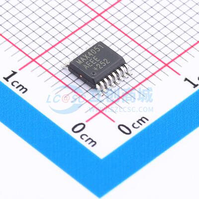 MAX4051AEEE+ QSOP-16-150mil 模拟开关/多路复用器 全新原装美信