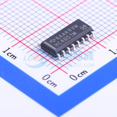 CD74HC4051M96 SOIC-16 模拟开关/多路复用器TI (德州仪器) 全新