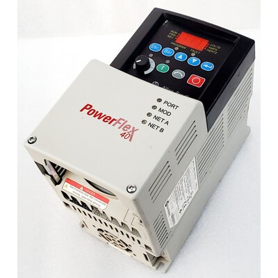 ALLEN-BRADLEY 22B-D1P4N104 POWERFLEX 40 0.5HP 480V AC DRIVE