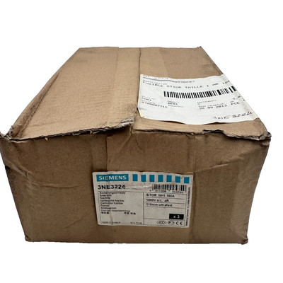 SIEMENS 3NE3224 SITOR NH1 160A 1000 VAC CARTOUCHE FUSIBLE x3