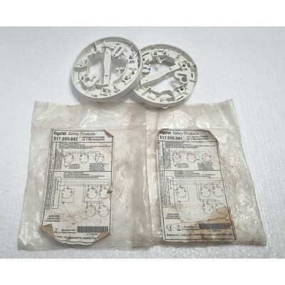 Tyco 517.050.041 Detector Base 4B C D - 2pcs Lot