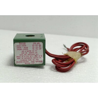 ASCO UX8320A13 Magnetventil Spule 24V 50/60Hz 1/8 Npt 99-216