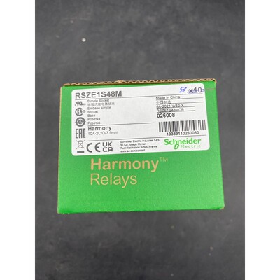 LOT OF 6 SCHNEIDER ELECTRIC RSZE1S48M SIMPLE SOCKET