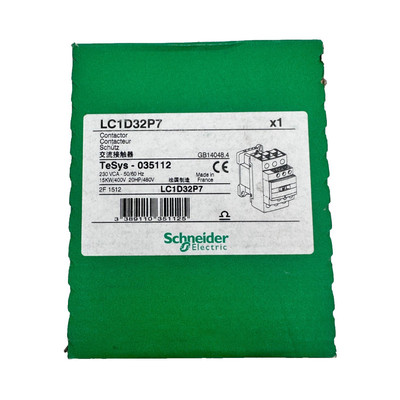 SCHNEIDER ELECTRIC LC1D32P7 CONTACTEUR 230 VCA 15kW