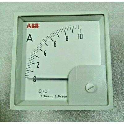 ABB N001232010W1 HARTMANN & BRAUN BM K15 AMPERE METER