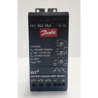 Danfoss 175G4005 VLT Soft Starter Controller MCD 100-007