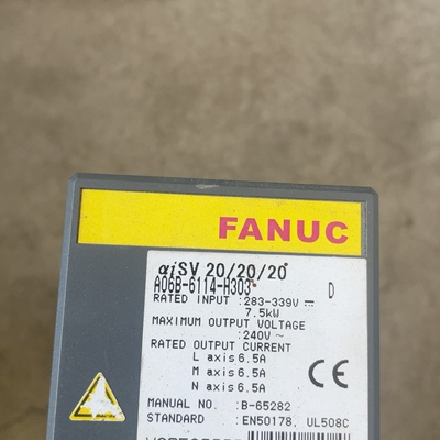 A06B-6114-H303 FANUC三轴驱动器 aiSV20/20/20议价维修