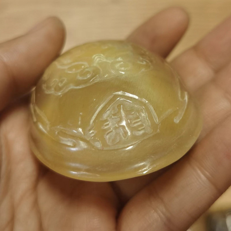 文玩雕刻富甲鲲吊坠手把件手持