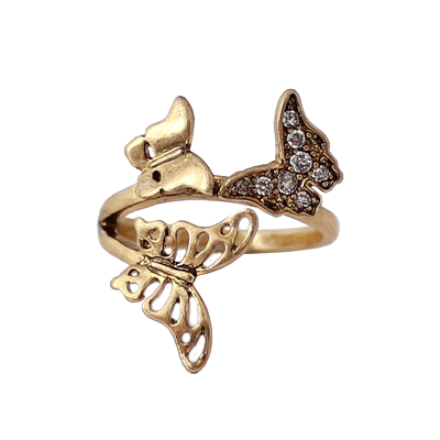 秋冬新款复古包金镂空戒指sumni