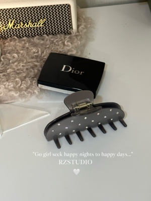 RZSTUDIO满天星超闪水钻盘发抓夹女高级感发夹新款高端夹子头饰