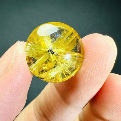 魅晶天然水晶晶体通透钛晶花吊坠