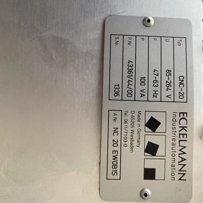 议价ECKELMANN控制器工控主机CNC-20